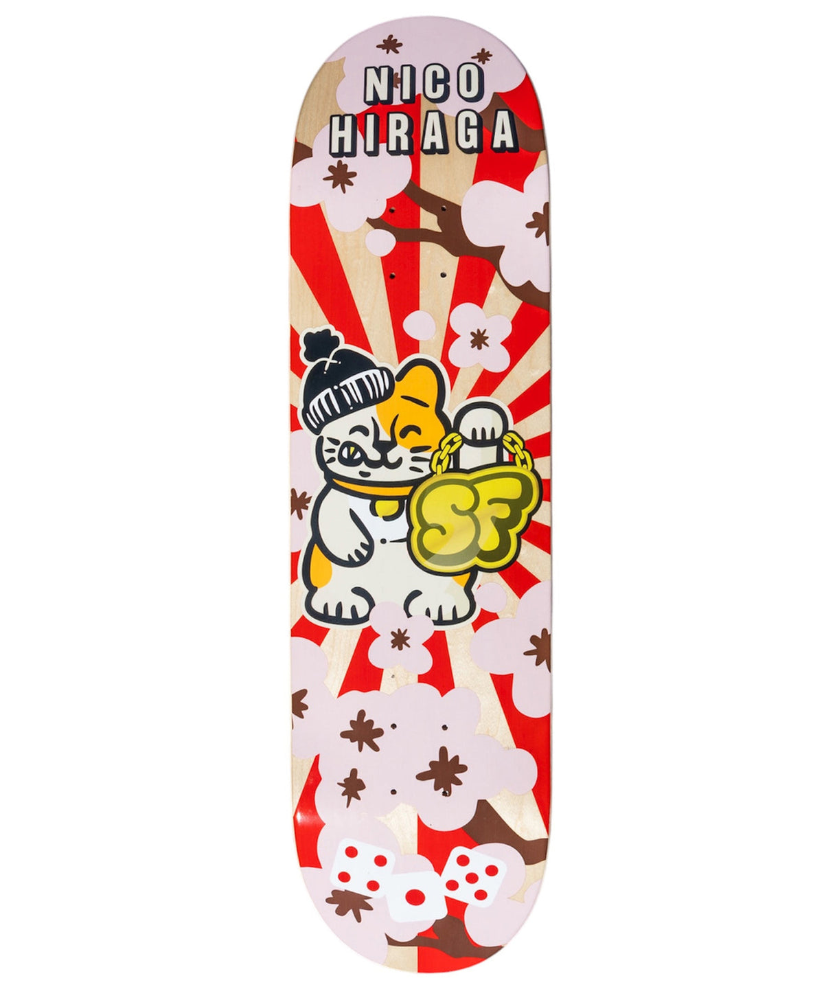 CHICO STIX - NICO HIRAGA MENEKI-NEKO DECK - POPSLICE - 8.25 / 8.5 – FTC
